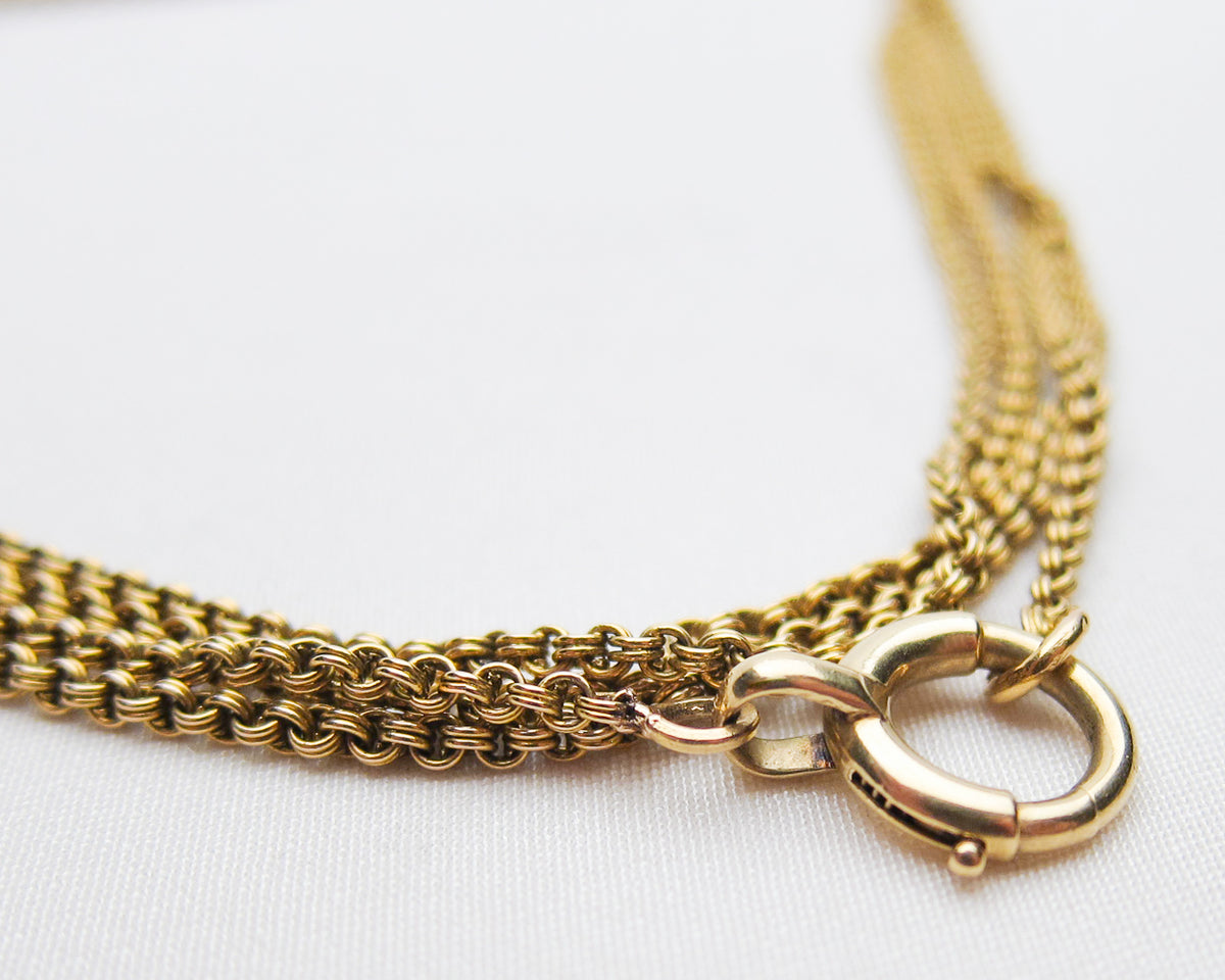 Victorian French Gold Chain — Isadoras Antique Jewelry